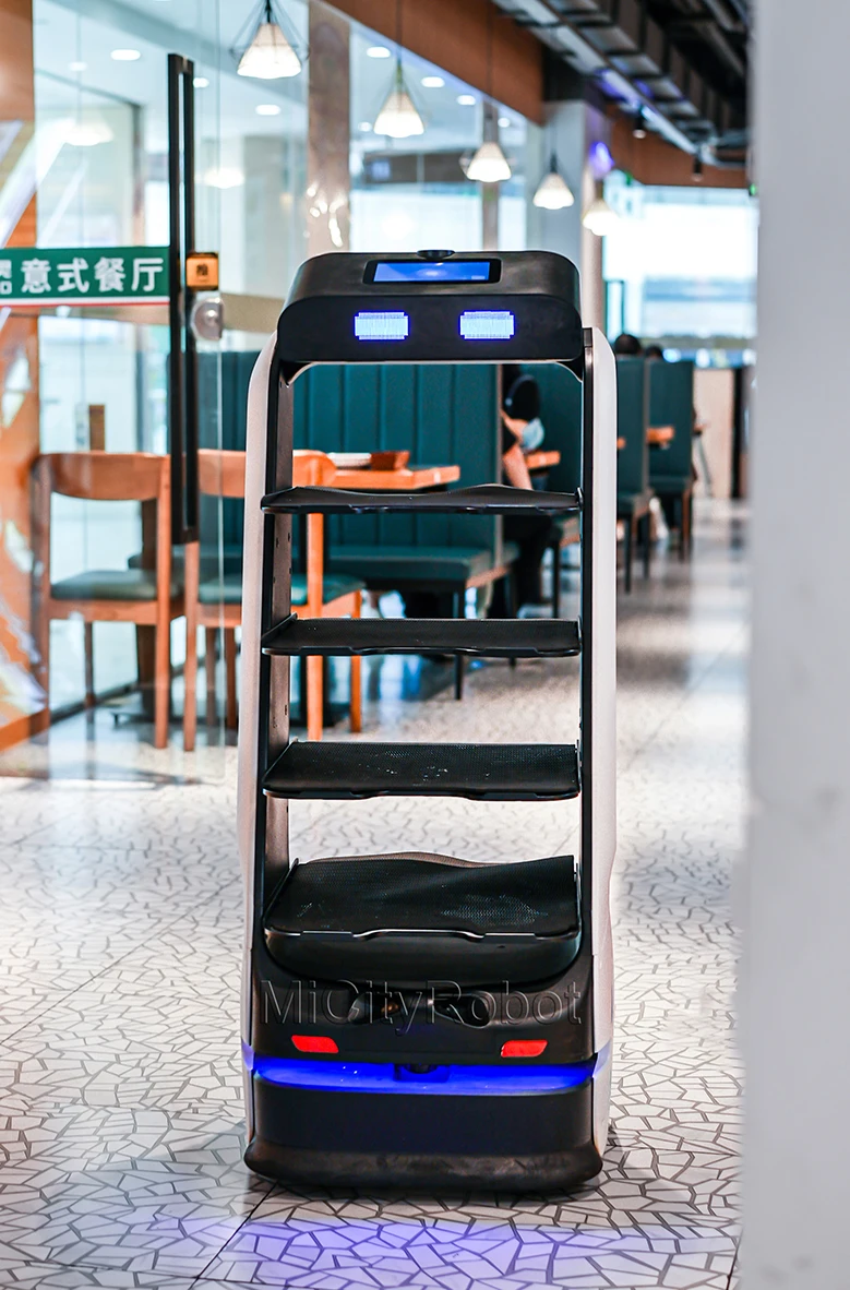 Autonomous Food Delivery Robot Automatic Obstacle Bellabot Delivery ...