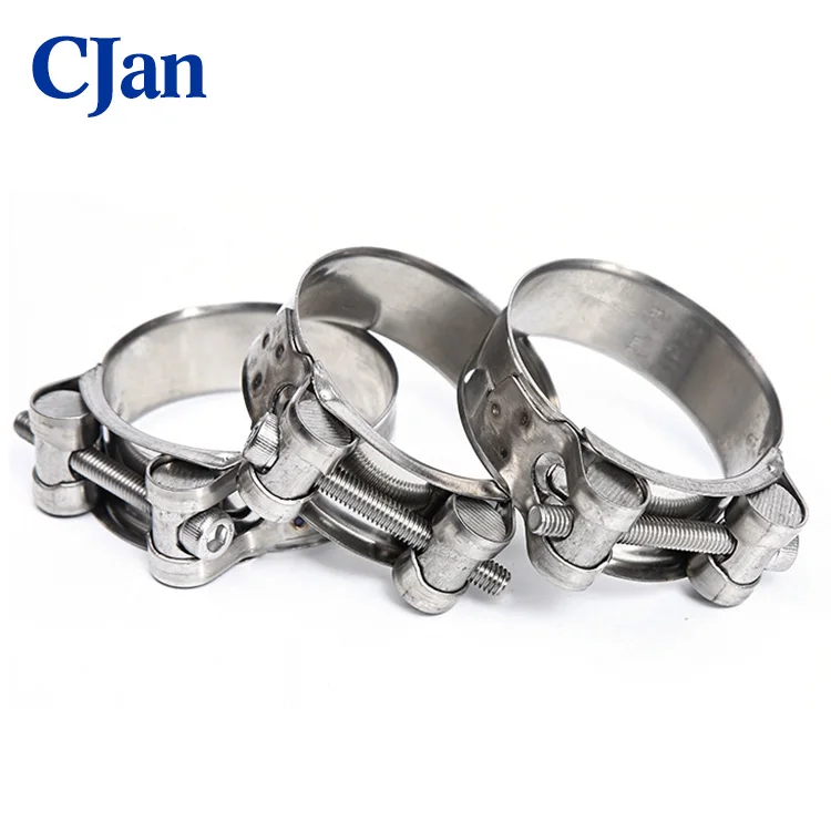 Cjan Strong Clamp High Pressure SS304/SS316 Hose Clamps