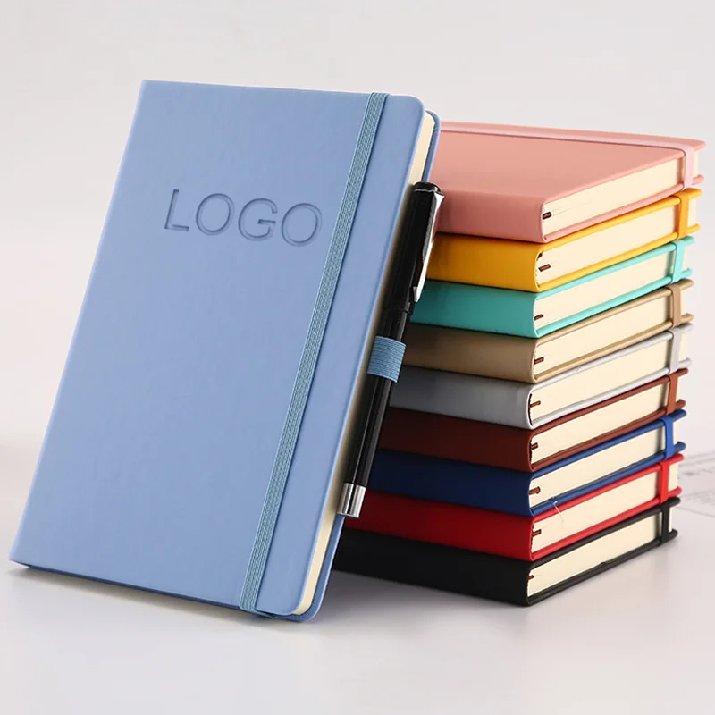 Wholesale Custom Logo A5 Notebook - Elastic Strap Pen Holder
