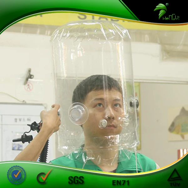 Custom Airtight Inflatable Face Headgear - Hongyi Clear Isolation Headgear