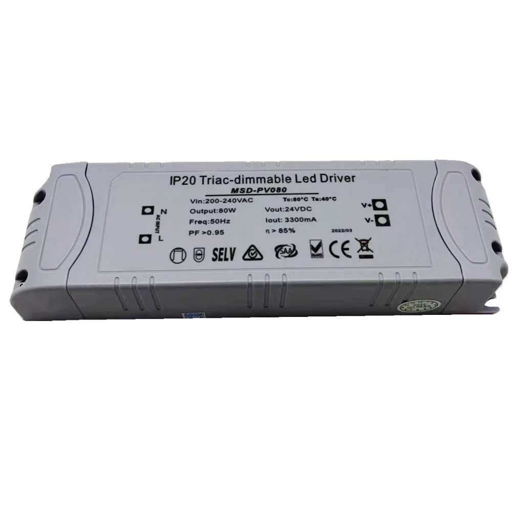 0-10v Led Driver Triac Dimmable Led Driver 110v Ac To 24v Dc Power ...