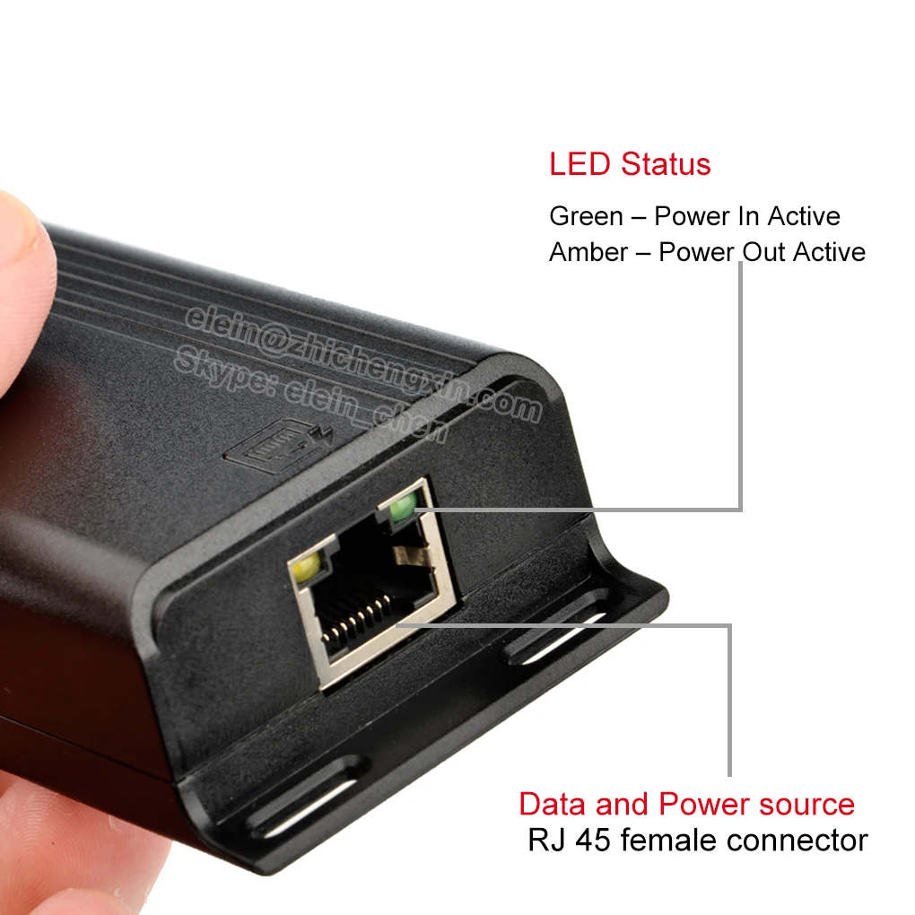 Power over Ethernet Charger Max 20W POE to USBC driver Power + Data ...