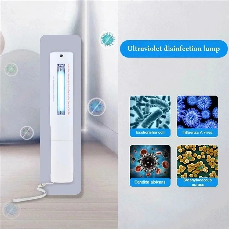 Uvc Lamp Viruses Germs Bacteria Killer Of Mobile Phones Knivesbed Bug ...