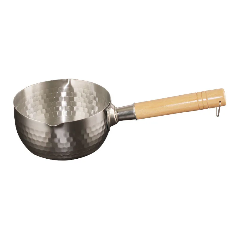 Japanese Style Stainless Steel Snow Pan Cookware Sauce Milk Pot With ...