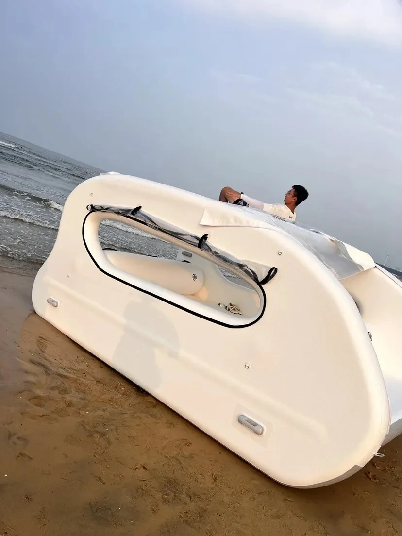Hot Sale Floating Inflatable Electric Boat - Sustainable Water Play