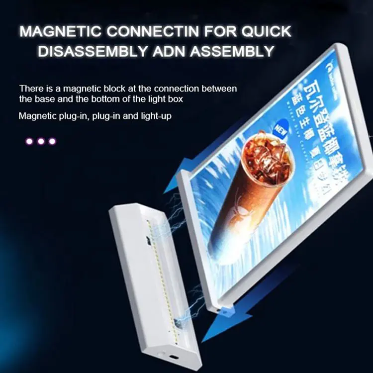 A5 Double-Sided LED Light Box - Efficient Menu Display