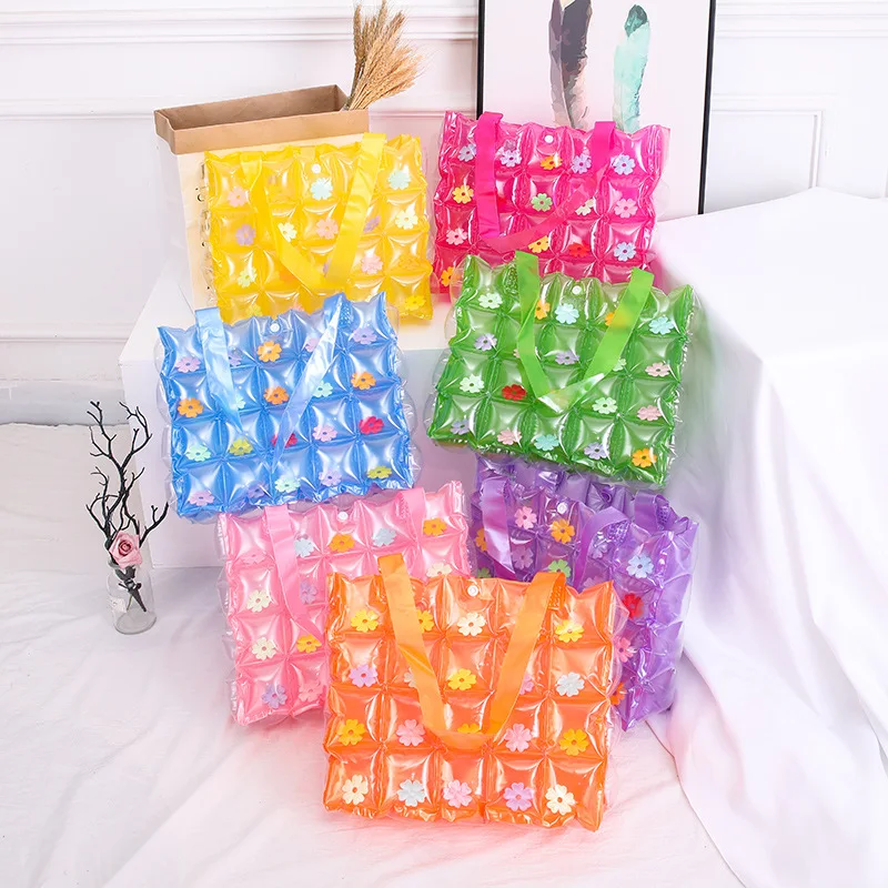 2022 New Inflatable Tote Bag Pvc Inflatable Bag Ladies Luxury Beach Bag ...