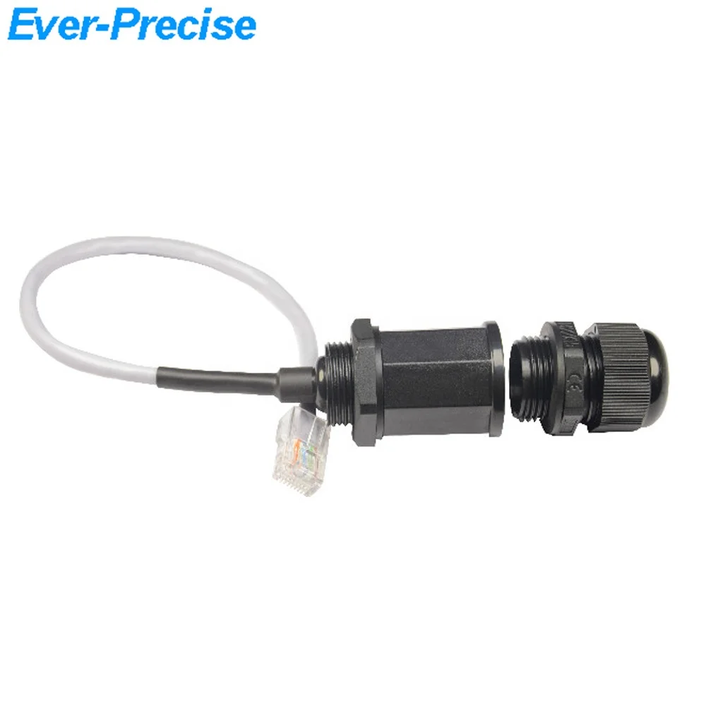 Conector Ethernet M22 Rj45 Gland,Resistente Al Agua,Con Cable De Cola ...