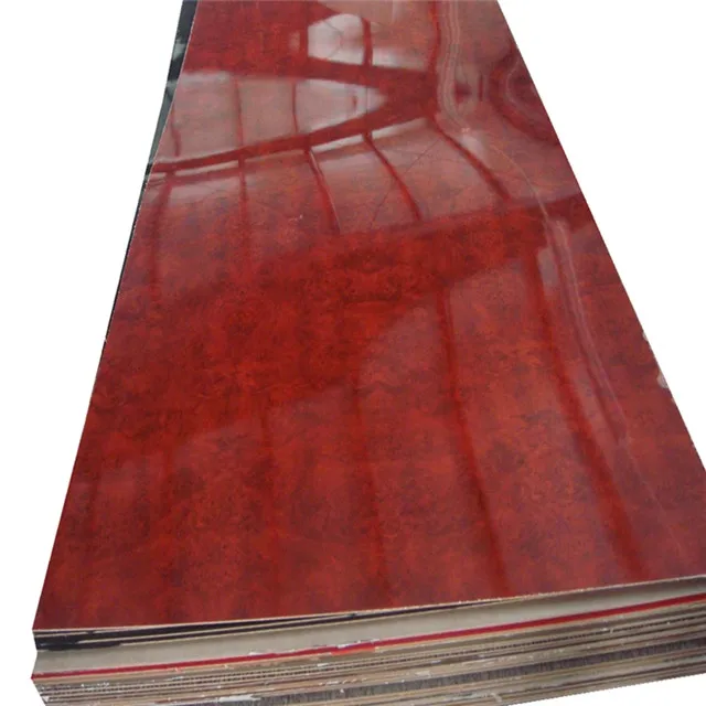 Wood Grain Colour Polyester Plywood With 2.6mmx1220x2440 - Buy Wood ...