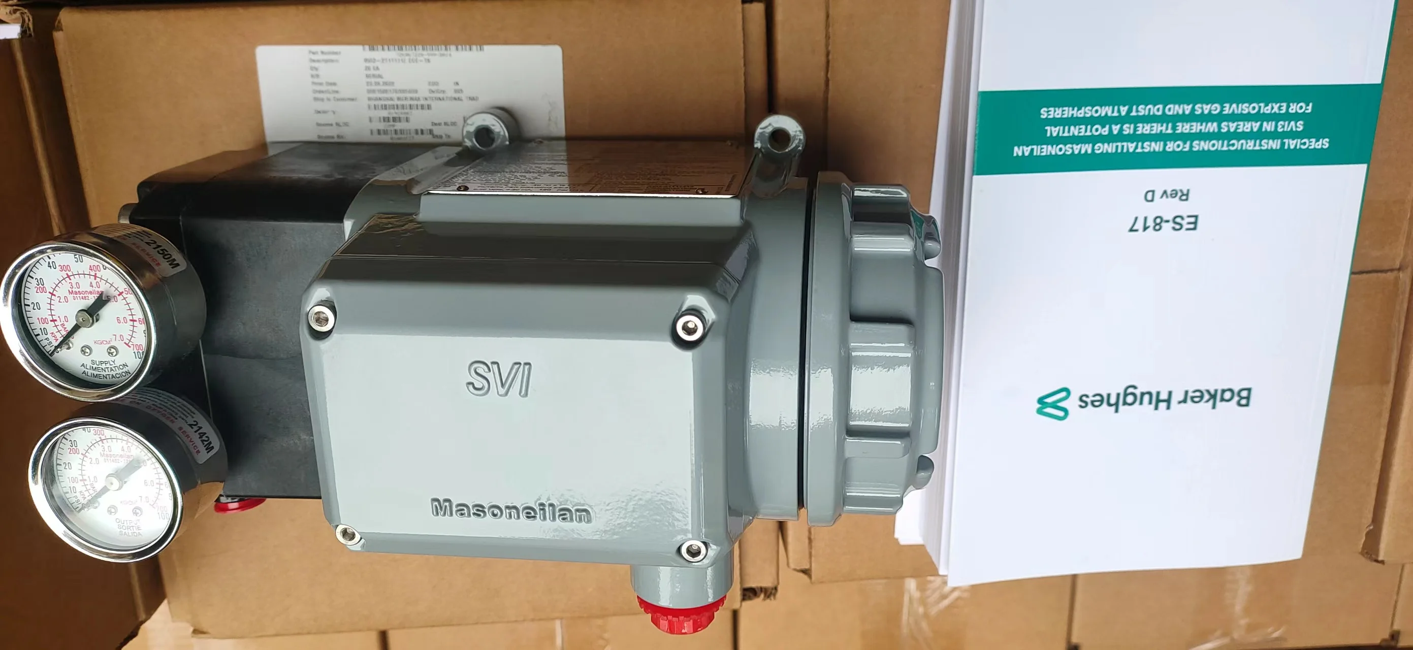 China Pneumatic Control Valve With Masoneilan Double Acting Valve ...
