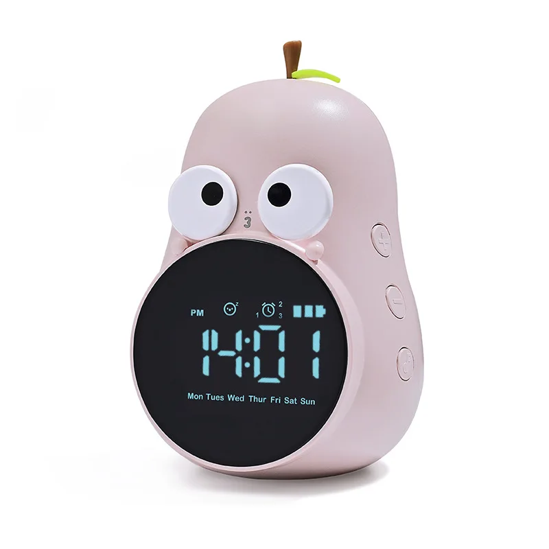Cute Cartoon Children's Led Clock Square Shape Desktop Creative Digital ...