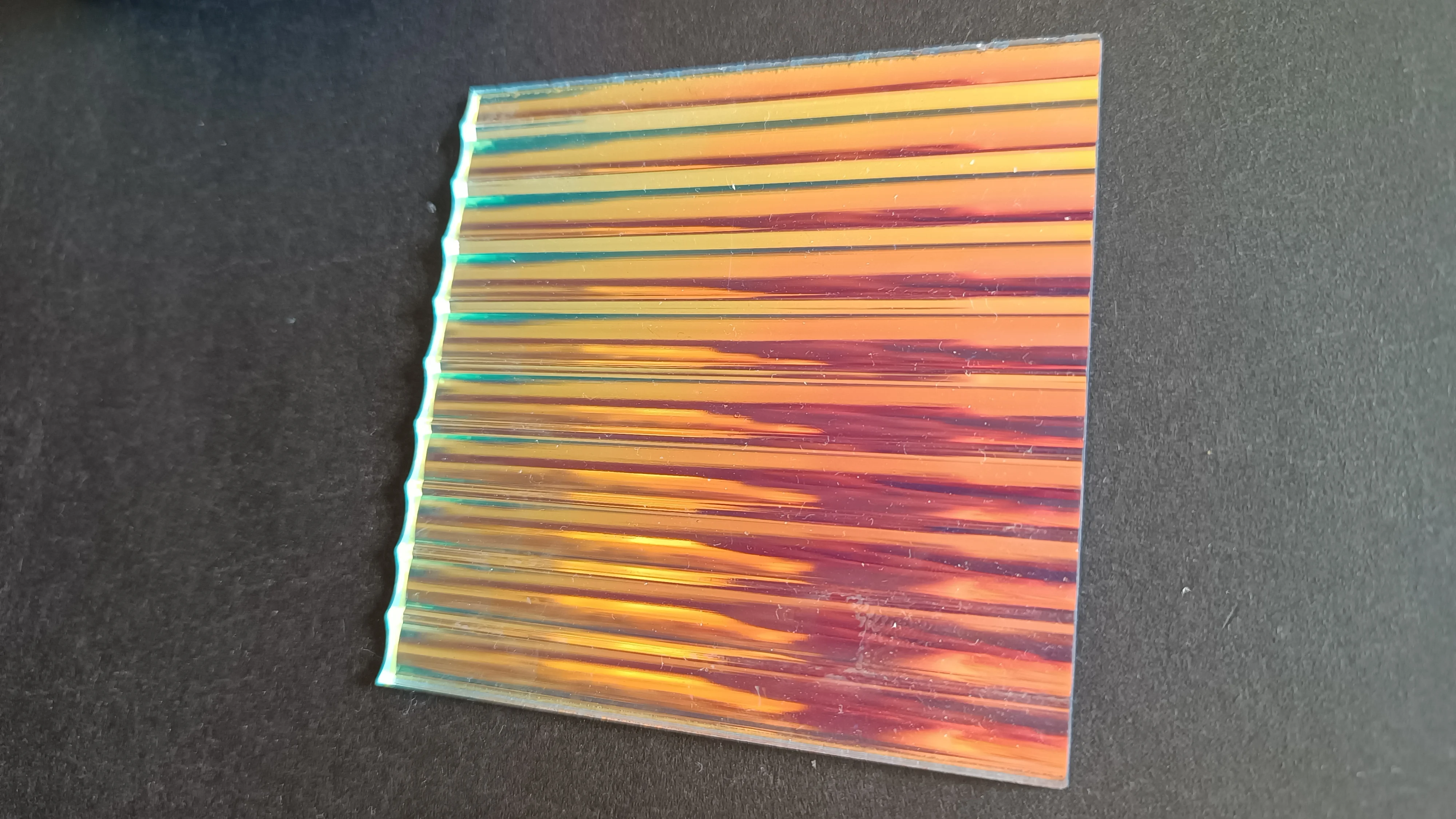 Dichroic Acrylic Sheet - Rainbow Iridescence by Mutual Decor