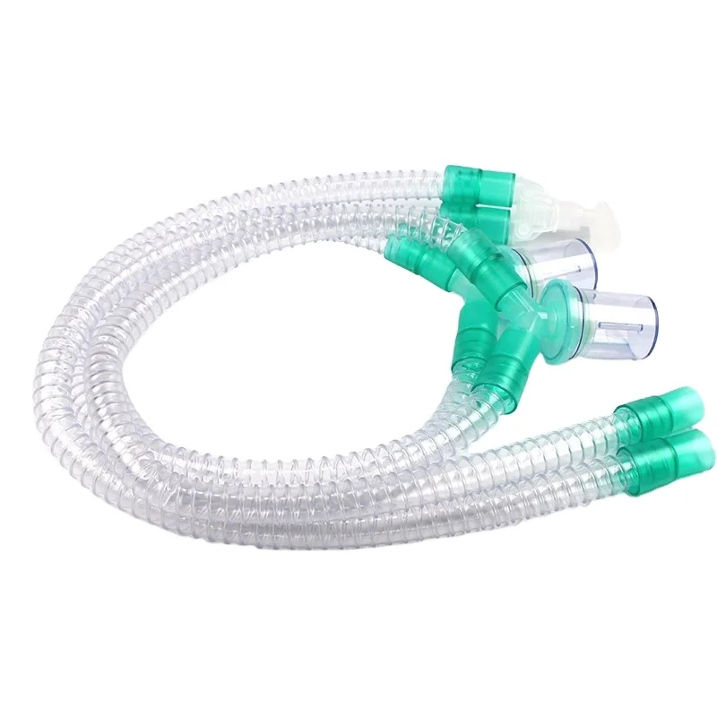 Anesthesia Corrugated Breathing Circuit Cpap with Two Water Trap 1.8m ...