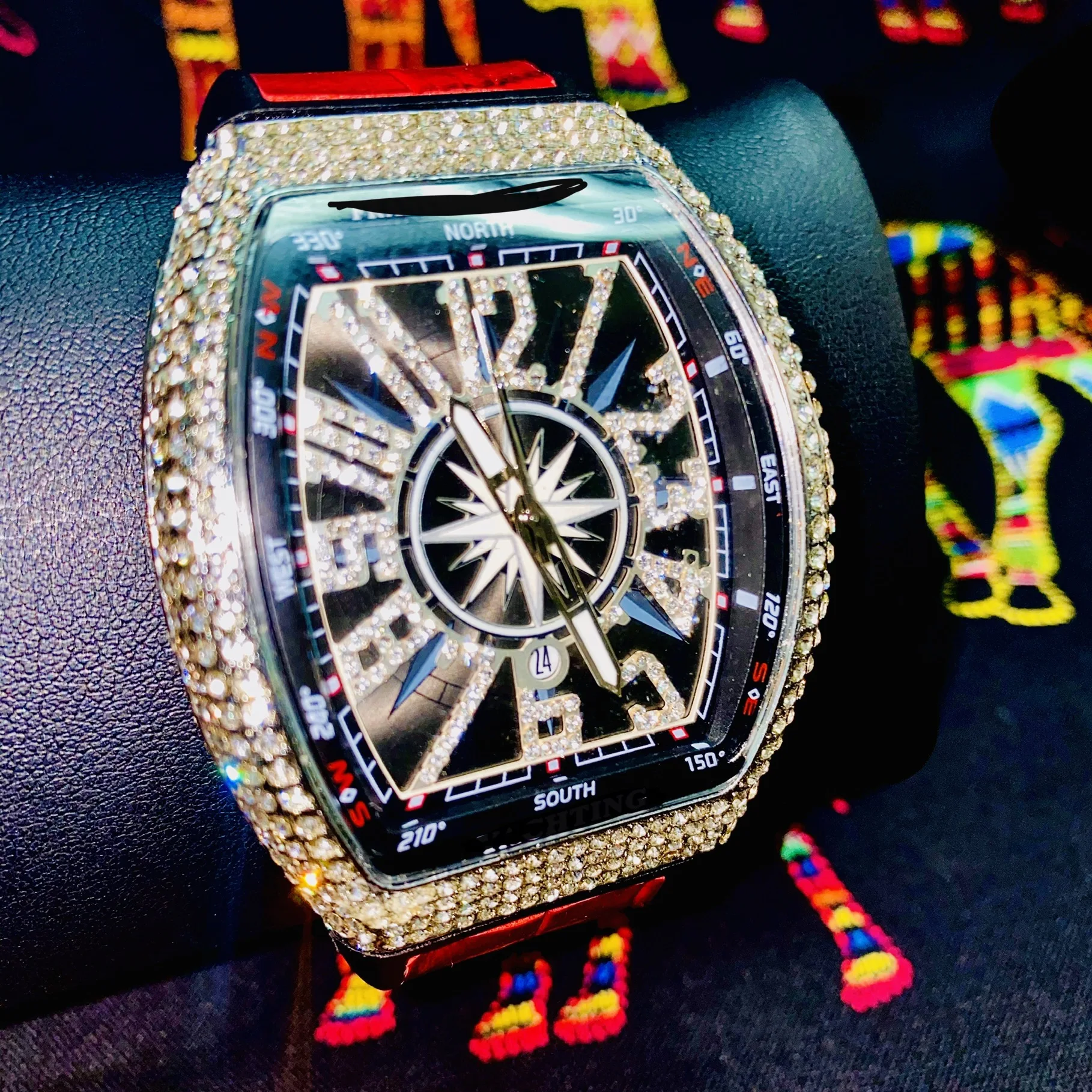 Factory Best Selling Hip Pop Iced Out Watch Ladies Watches Brands ...