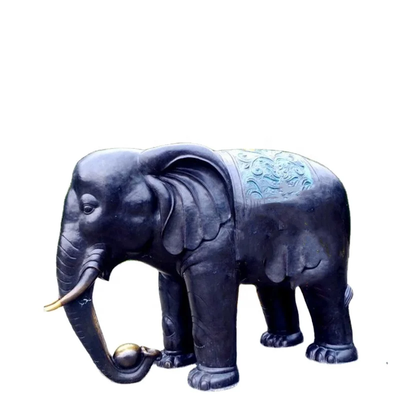 Life Size Resin Elephant Fiberglass Statue Sculpture Customize Outdoor ...