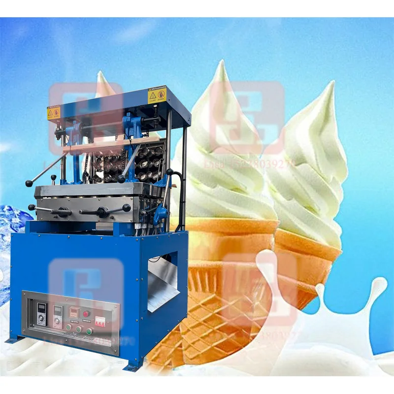 Manual Price Wafer Maker Make Cup India Automatic Cone Ice Cream ...