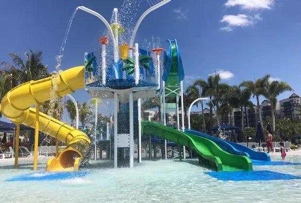 Windmill Splash Pad Park Water Play Equipment for Children Fiberglass ...