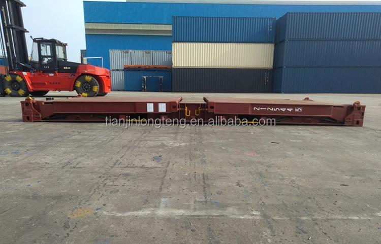 CSC Certified Collapsible End 20ft Flat Rack Container