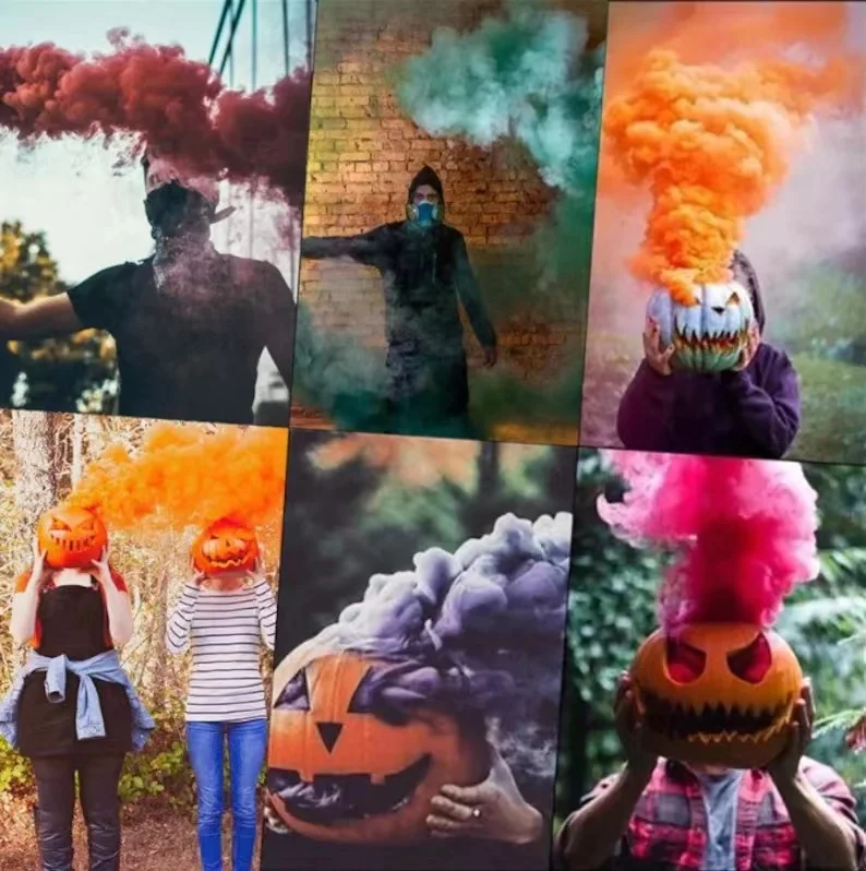 Custom Color Gender Reveal Smoke Bombs - Party Photo Props
