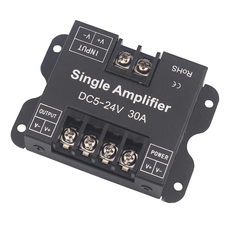 30a High Power Single Amplifier Dc5-24v 1-channel Pwm Dimming Signal ...