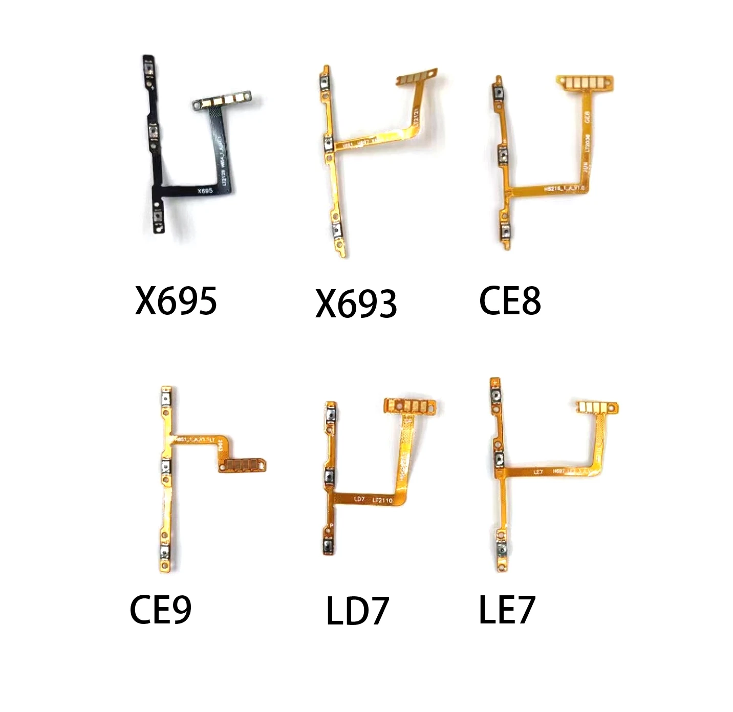Power On Off Switch Volume Side Button Flex Cable for Infinix Tecno KF6 ...