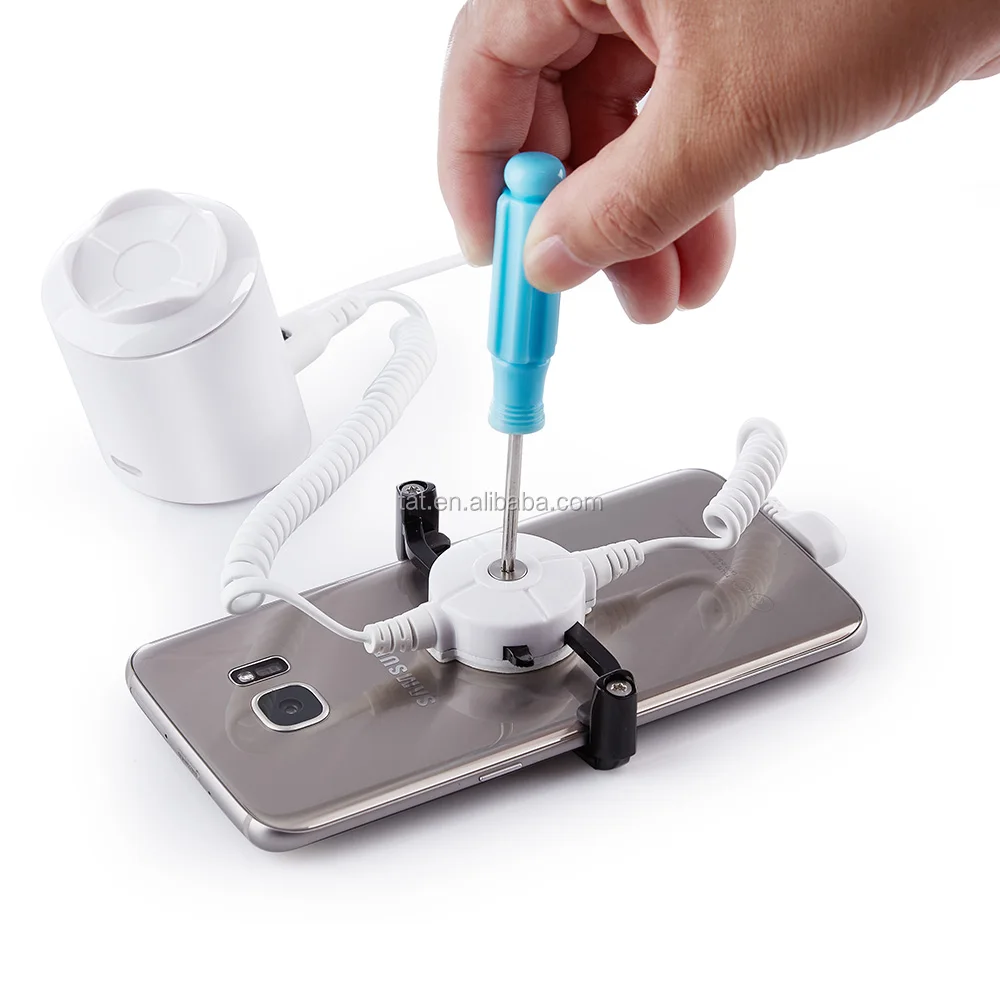 Standalone Cell Mobile Phone Retail Store Security Display Stands With ...