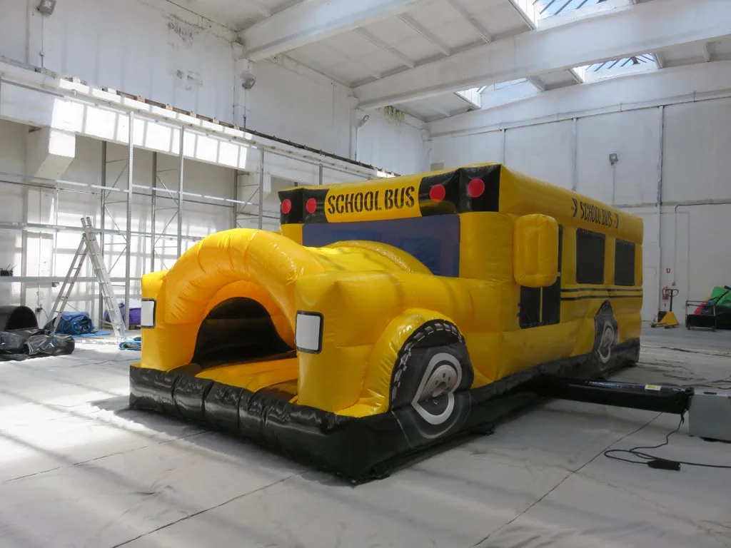 new designed Inflatable School Bus jumping castle for sale good price ...