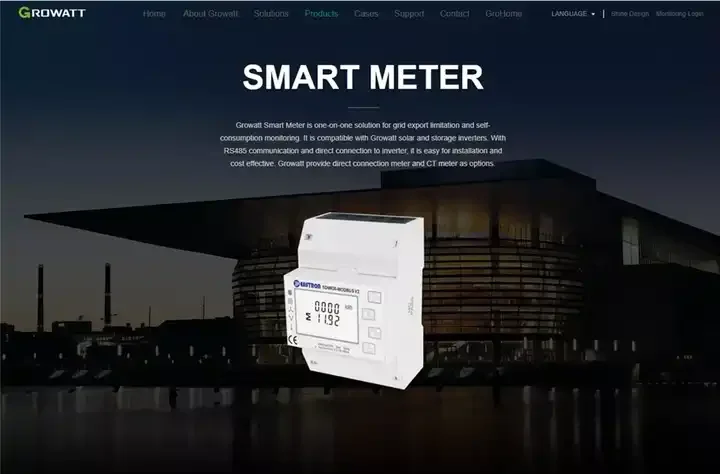 Growatt Smart Meter Three/single Phase With Ct Available Smart Meter ...