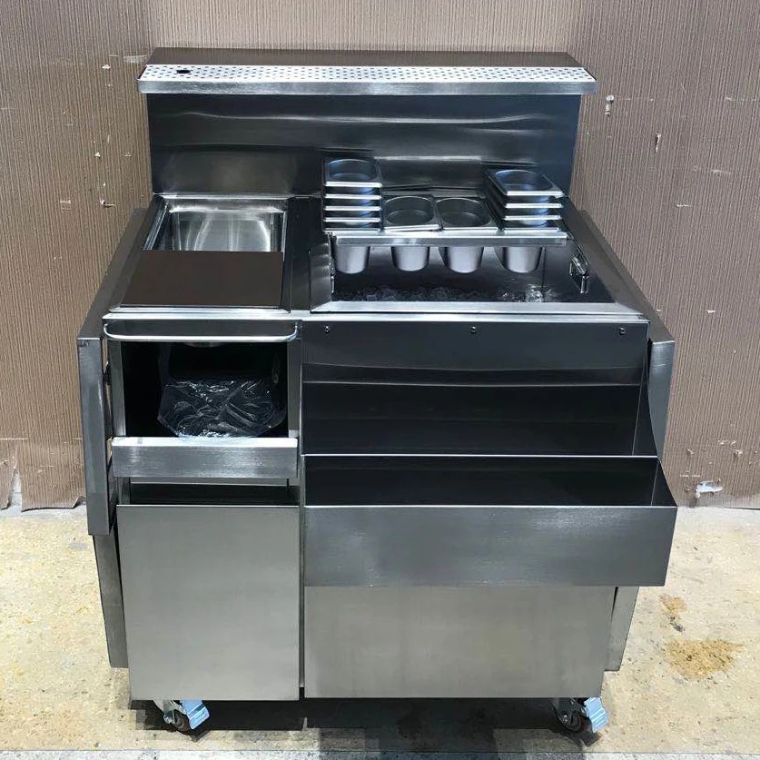 Removable Outdoor Custom Removable Cocktail bar Mobile Bartender Ice ...