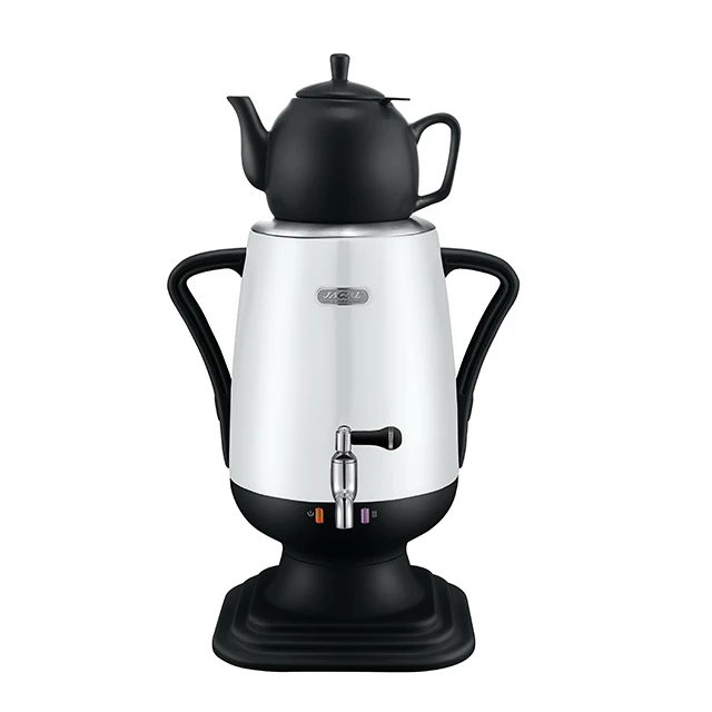 Electric Turkish Tea Maker Samovar Semaver - 1 Year Warranty