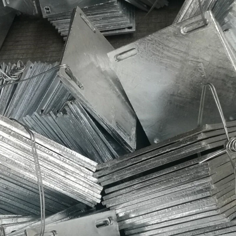Q235B Hot-Dip Galvanized Steel Plate Embedded Parts Building Curtain ...