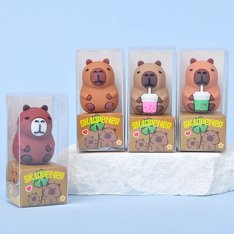Cute Capybara Pencil Sharpener - Fun & Portable Stationery