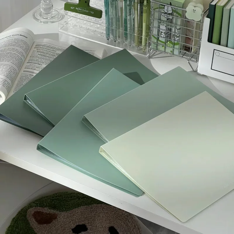 Xiaohongshu Style A4 Document Folder Large Capacity Gradient Color ...