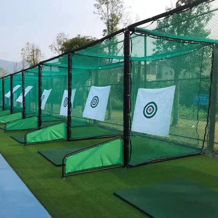 3x3x3m Golf Cage Training Aid Tool Practice Golf Net Cage