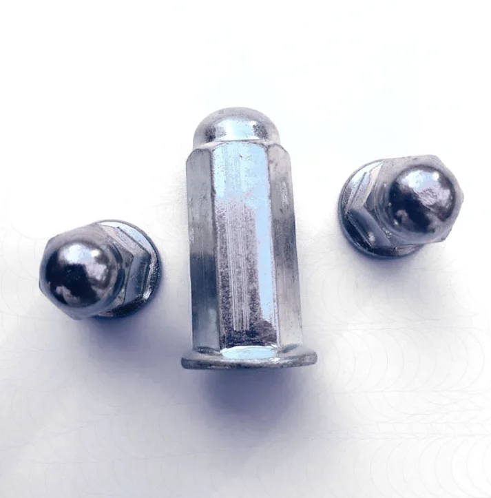 Wholesale M6 M8 Carbon Steel Flat Cap Nuts - Durable & Versatile
