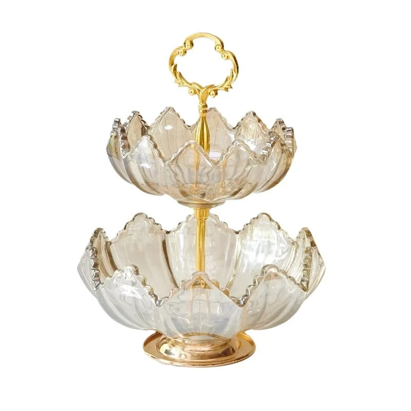 Golden Candlelight European Mini Crystal Candlestick Creative Metal ...
