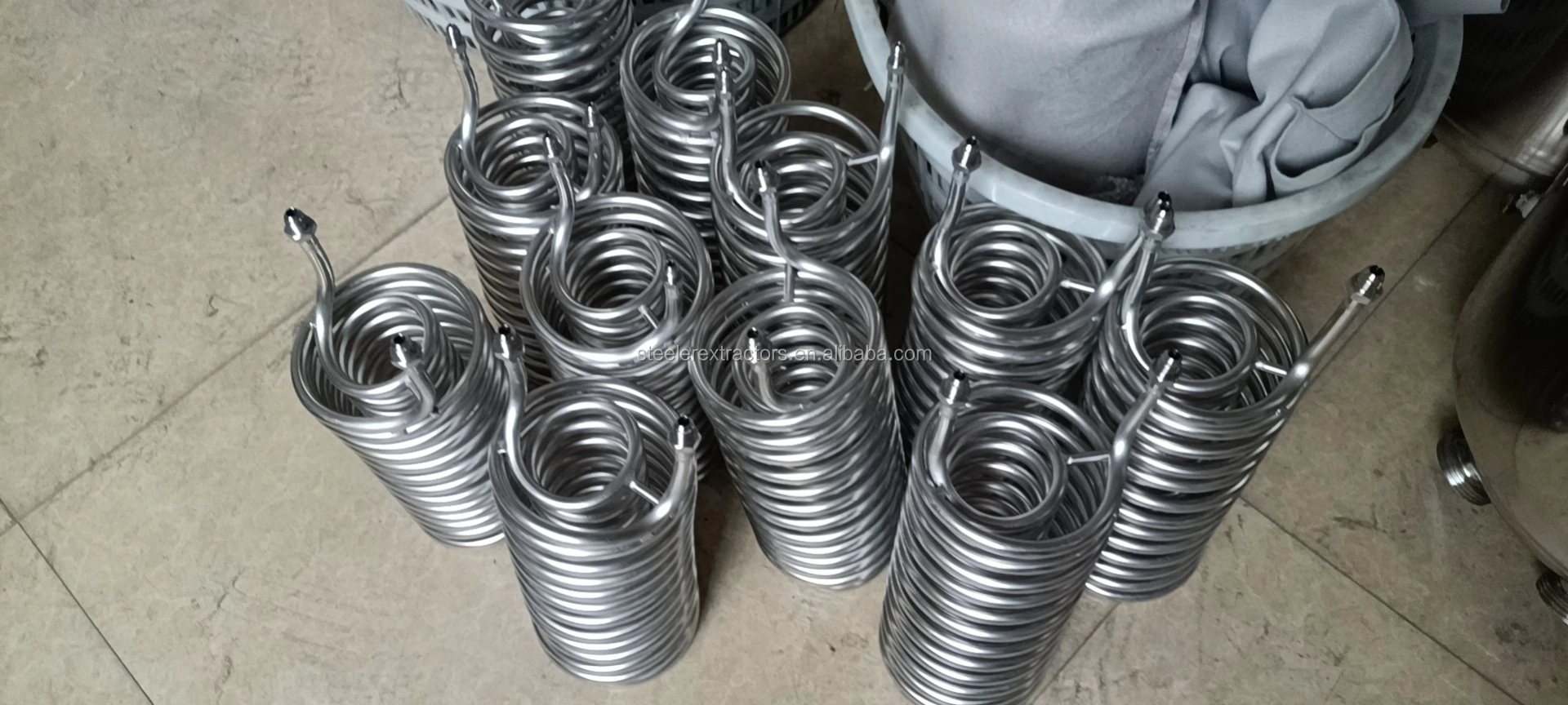 SS304 Stainless Steel End Cap with Cooling Coil Injection Condensing ...