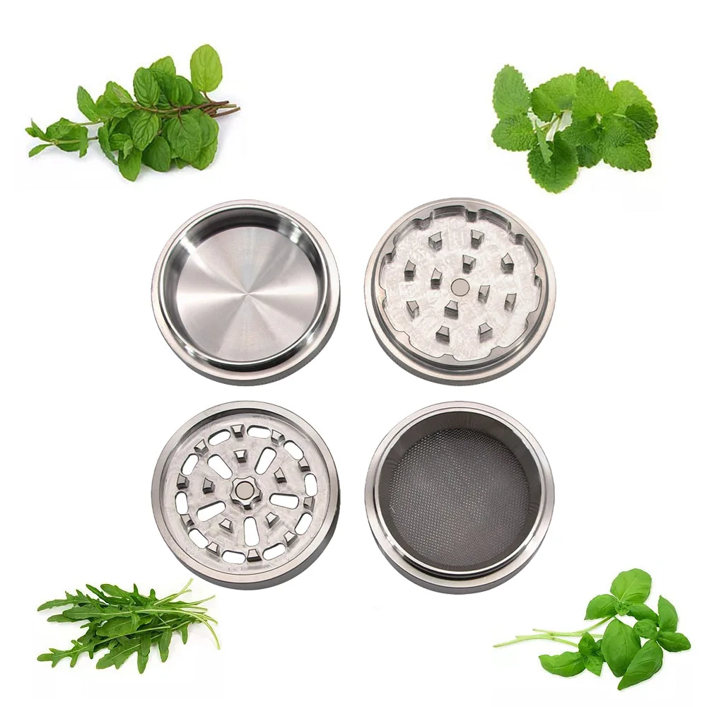 STARBUSS Premium 64mm 4-Piece Stainless Steel Herb Grinder