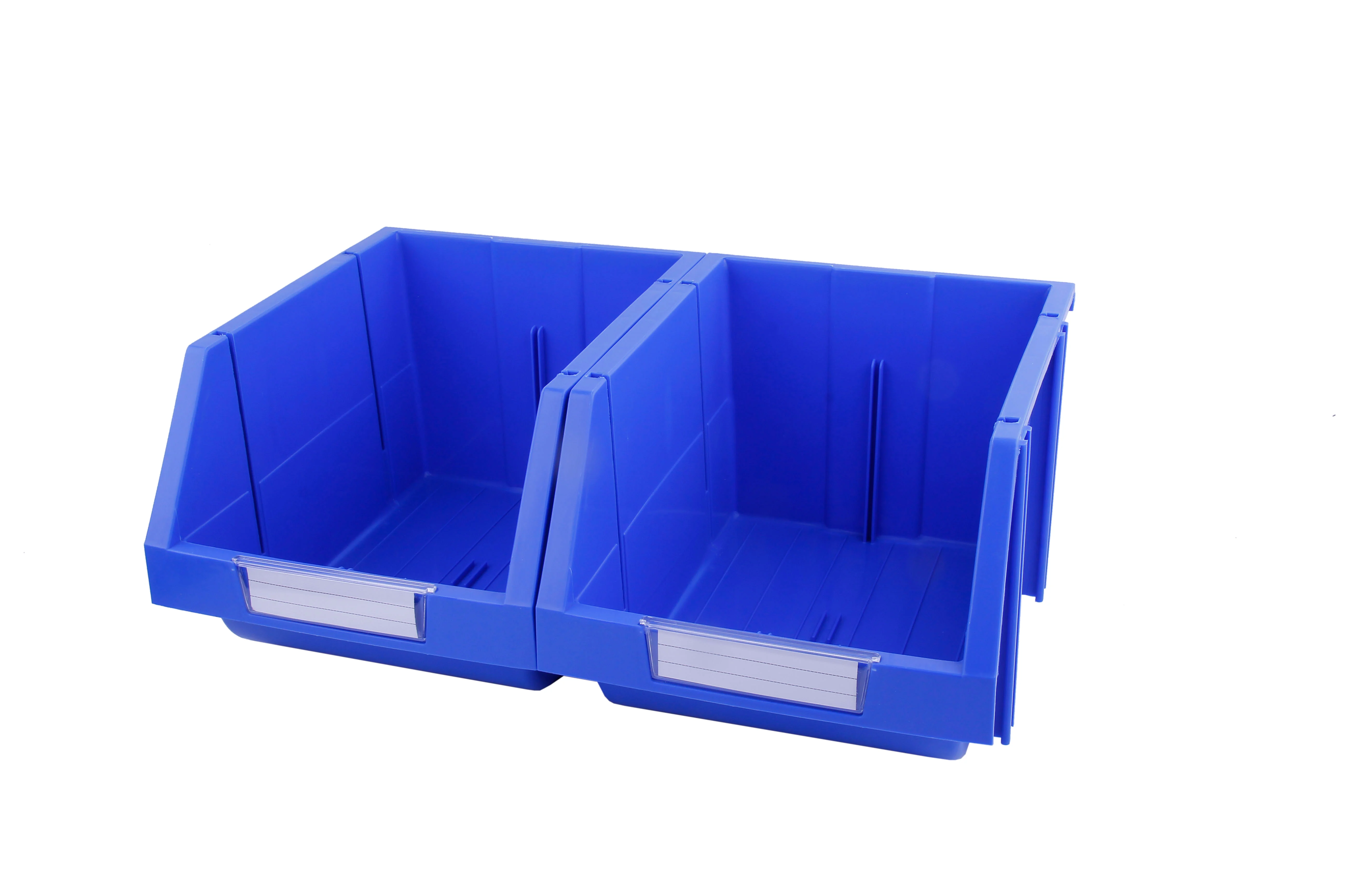 Workshop Storage Plastic Bin Bolts Shelf Hanging Bin With Divider Rack ...