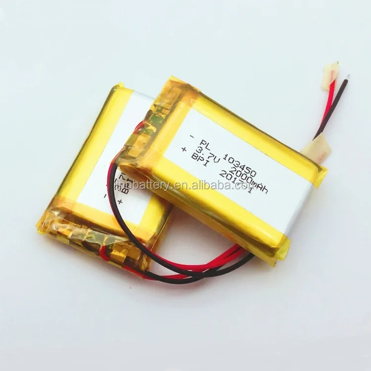 103450 Lithium Polymer Battery Lp103450 Li Po Batterie 3.7v 1800mah ...