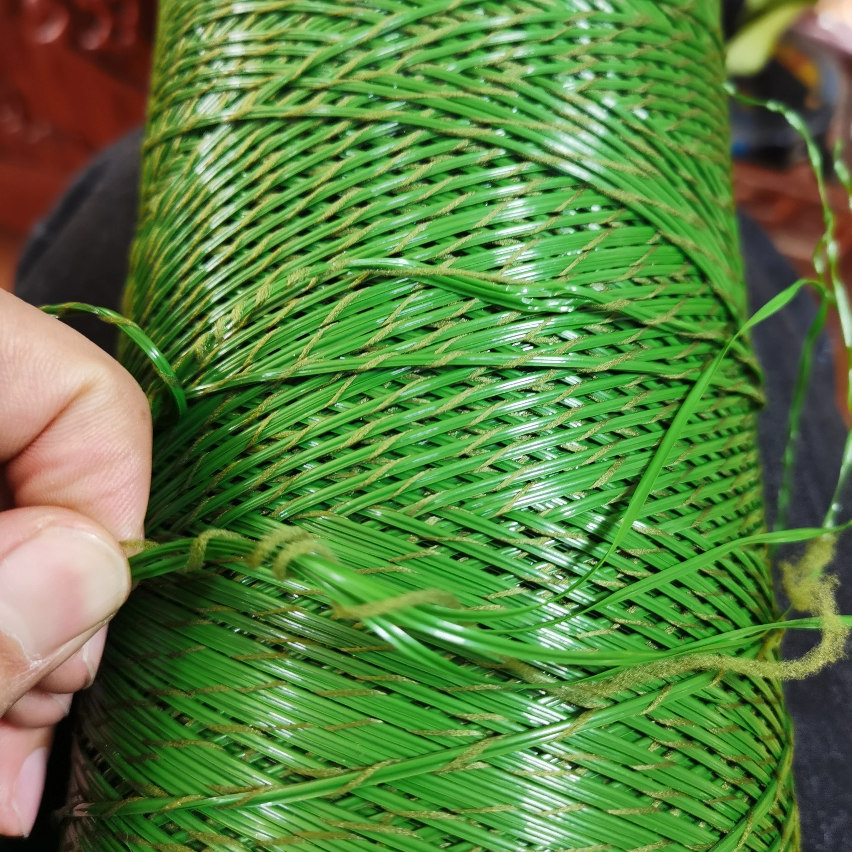 Best Quality China Plastic Pp Pe Grass Yarn Monofilament Yarn Extrusion ...