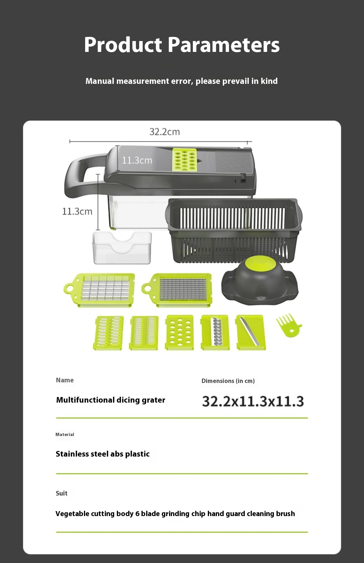 Multifunctional Manual Kitchen Tools - Efficient Chopping