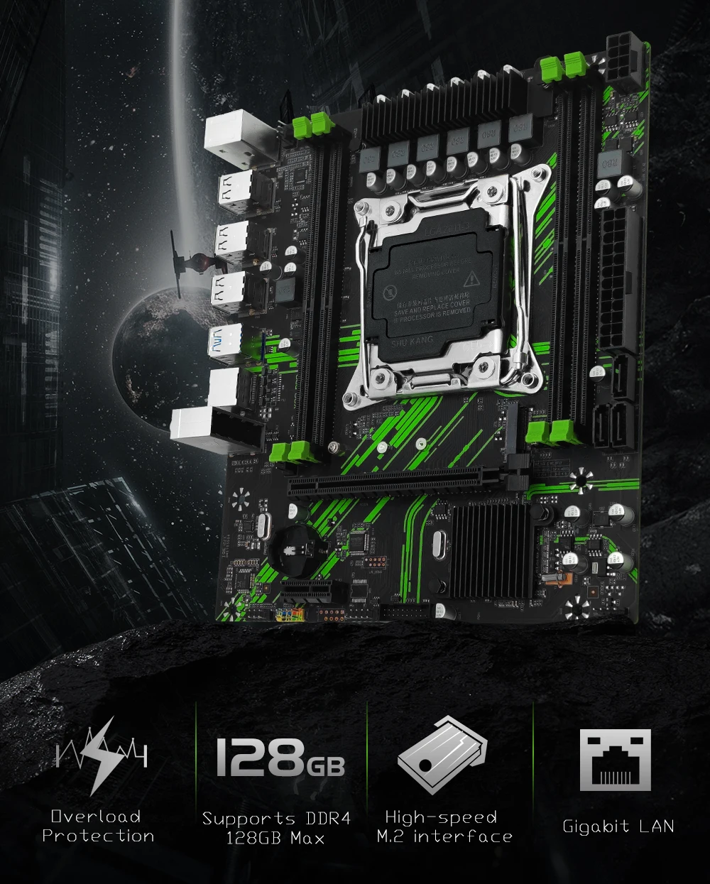 MACHINIST X99 PR9 Desktop Motherboard Kit with Intel Xeon