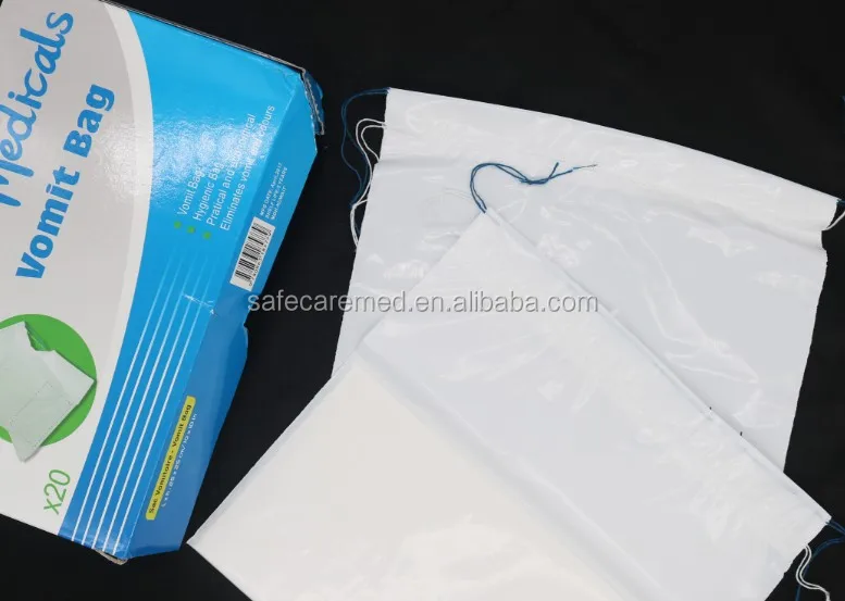 Plastic Anti-regorge Disposable Vomit Bags With Strings - Buy Plastic ...