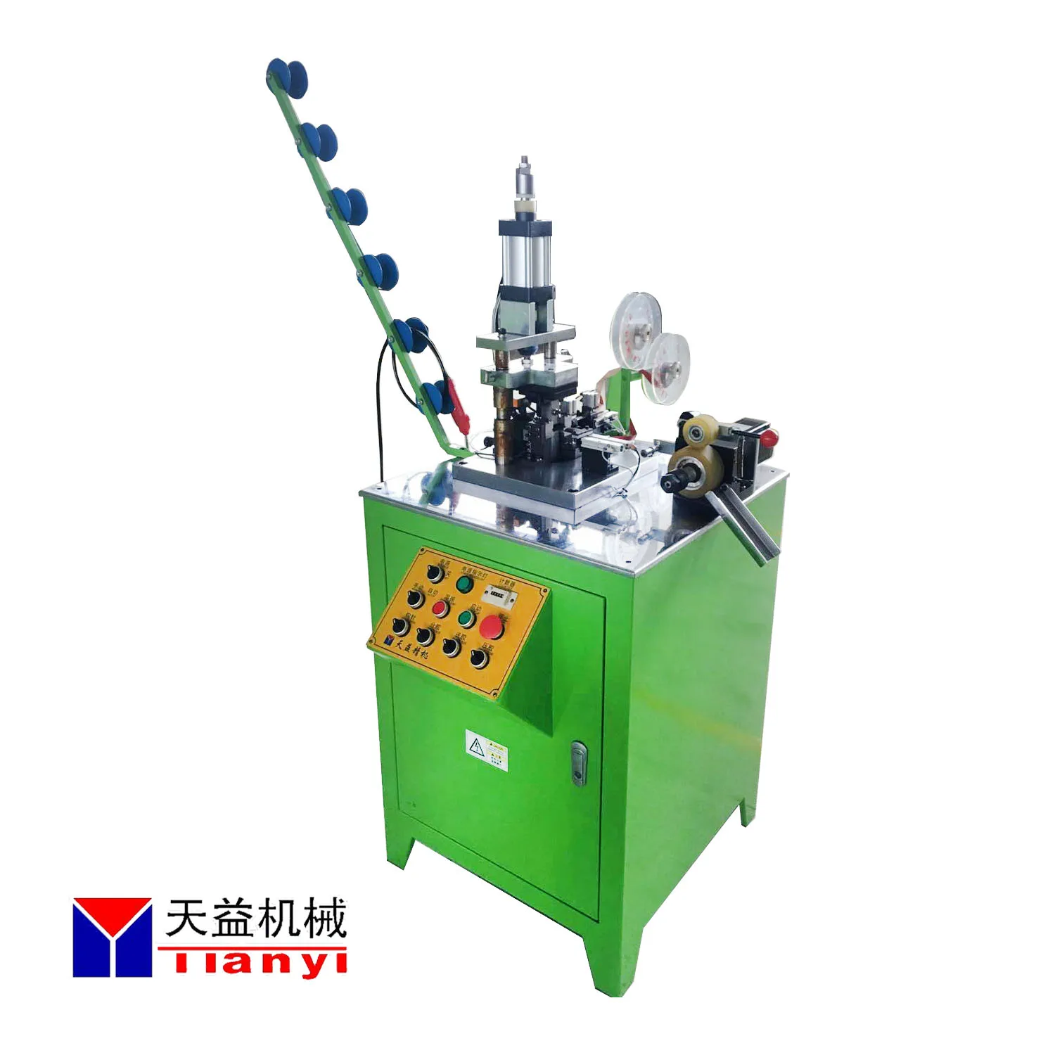 Auto Nylon Zipper Film Welding Reinforcing Tape Sealing Machine Zipper ...