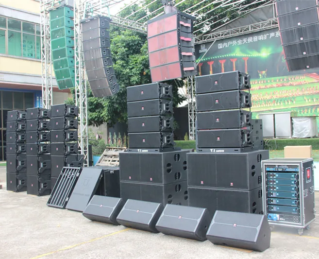 T.I Pro Audio LA-210 Dual 10 Inch Line Array System