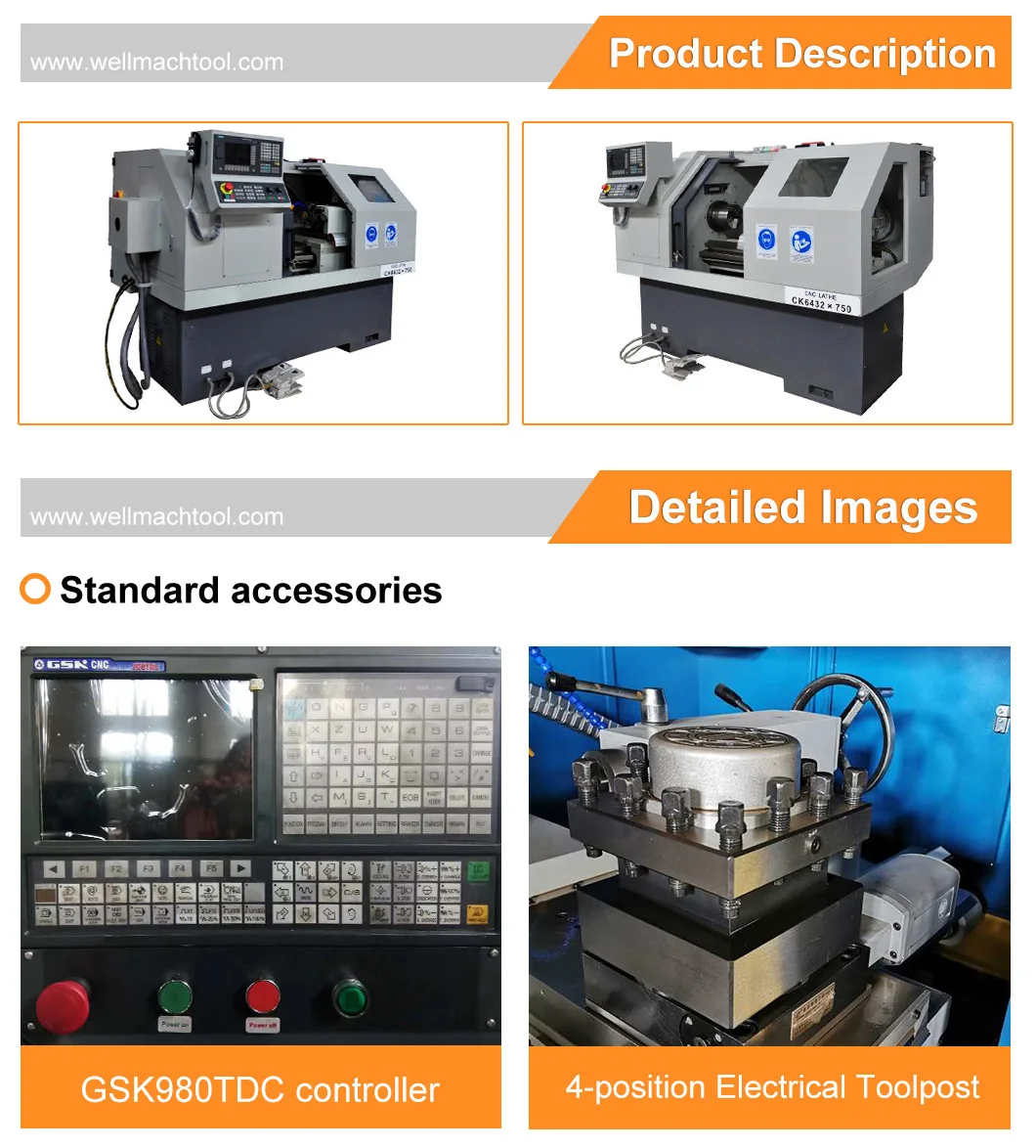 WMT CNC Parallel Lathe CK6432 - Precision Cutting Machine