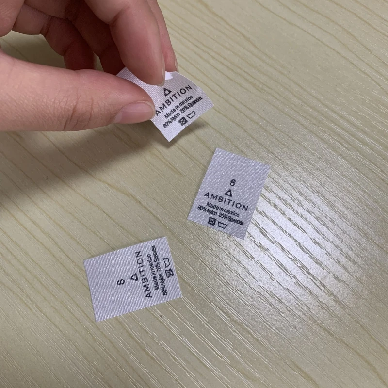 Baby's Clothing Print Label Garment Tear Away Care Wash Tag Clothing ...