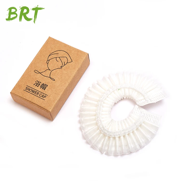 Brt Hotel Recyclable Shower Cap Starch Degradable Bath Cap. - Buy ...