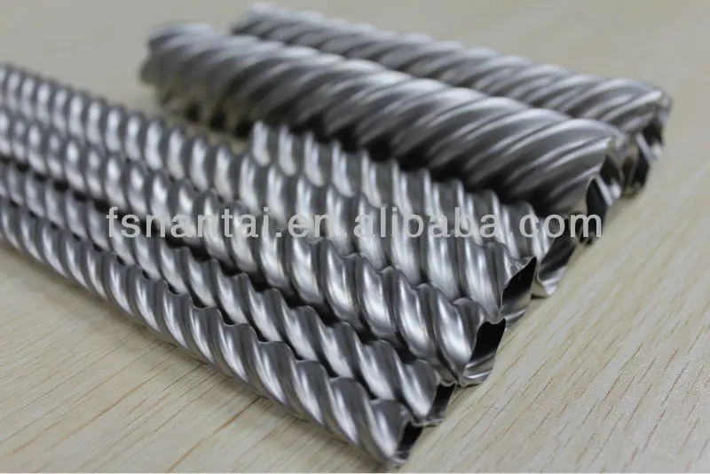 Titanium Corrugated/ Thread / Twisted Tubes - Buy Titanium Corrugated ...